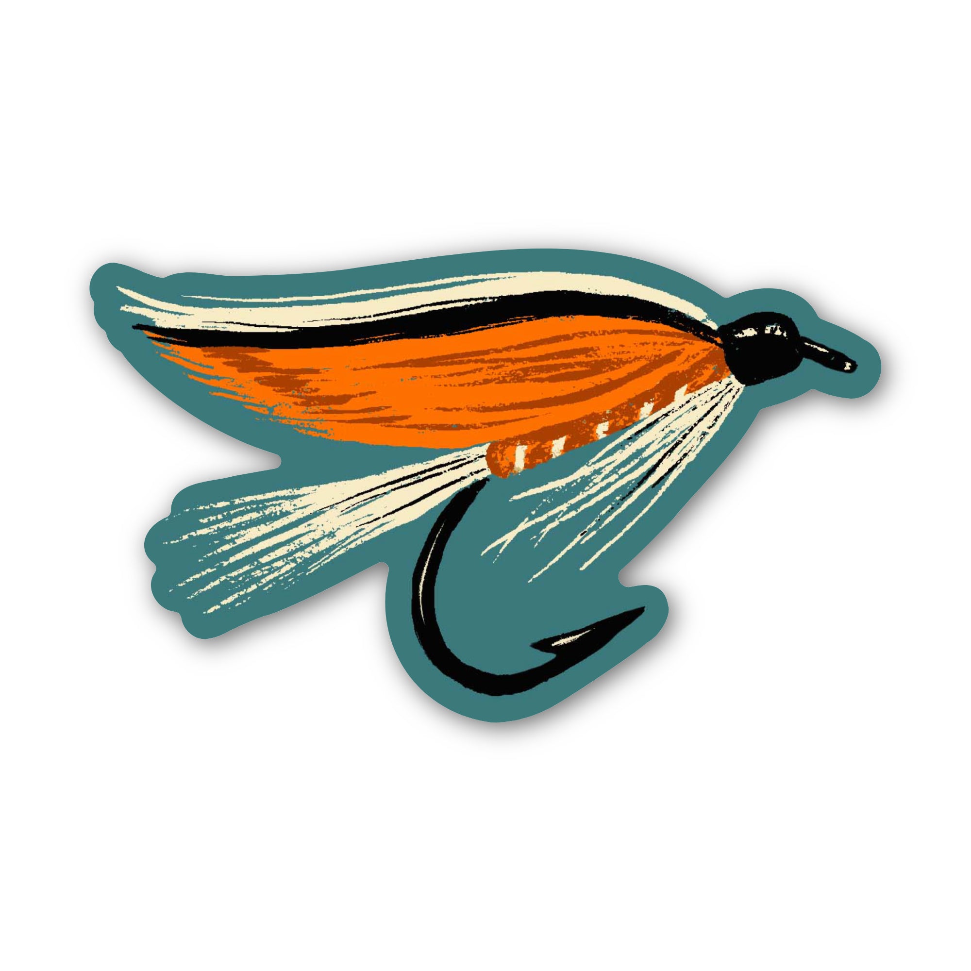 Fontinalis Fly Sticker – The Wild Wander